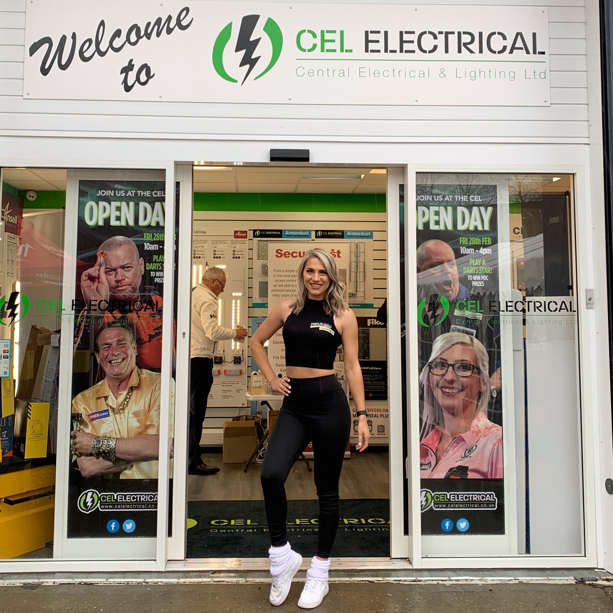 CEL Electrical Open Day 2020 with RVB, Fallon Sherrock & Bobby George
