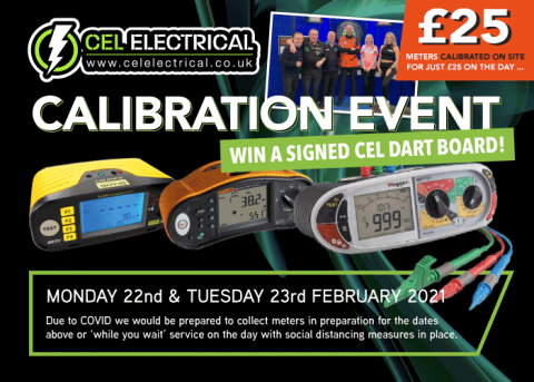 CEL Electrical Calibration Event 2021 - CEL ELECTRICAL - Birmingham